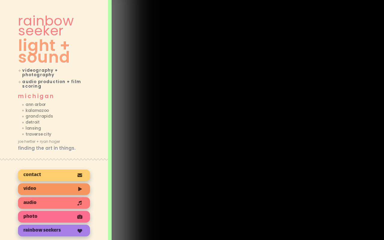 rainbow seeker light + sound